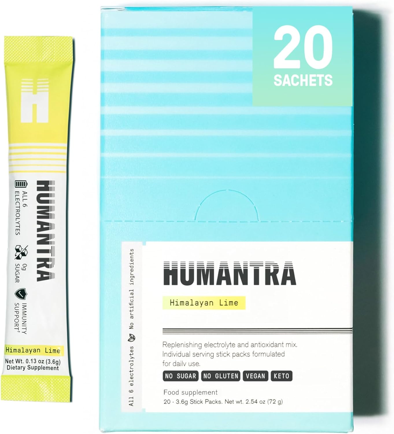Humantra Hydration Packets | Zero Calorie, Zero Sugar Electrolyte ...