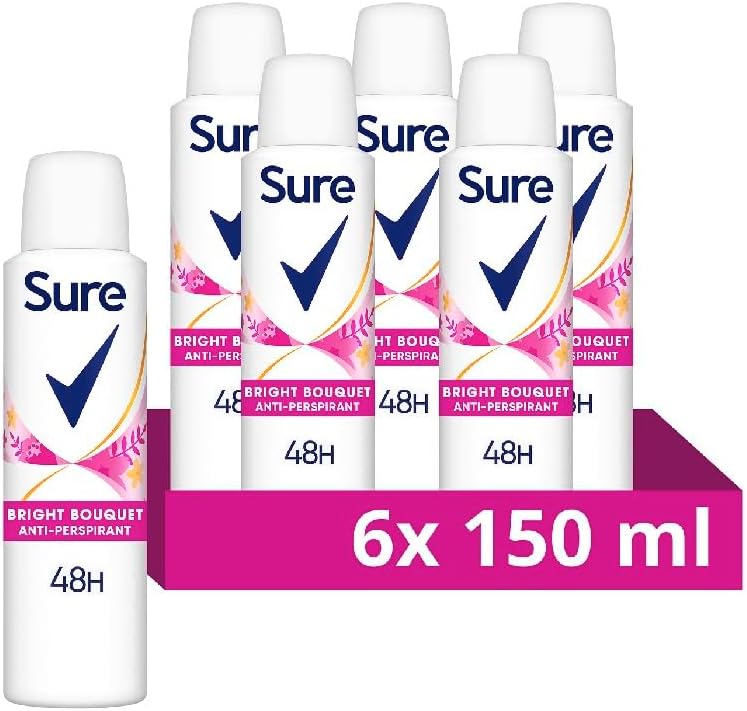 Sure Bright Bouquet Anti-Perspirant Aerosol Women's Deodorant Spray ...